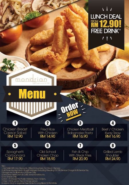 Lunch Deal @ Mondrian Restaurant & Café - BIZ+Leisure